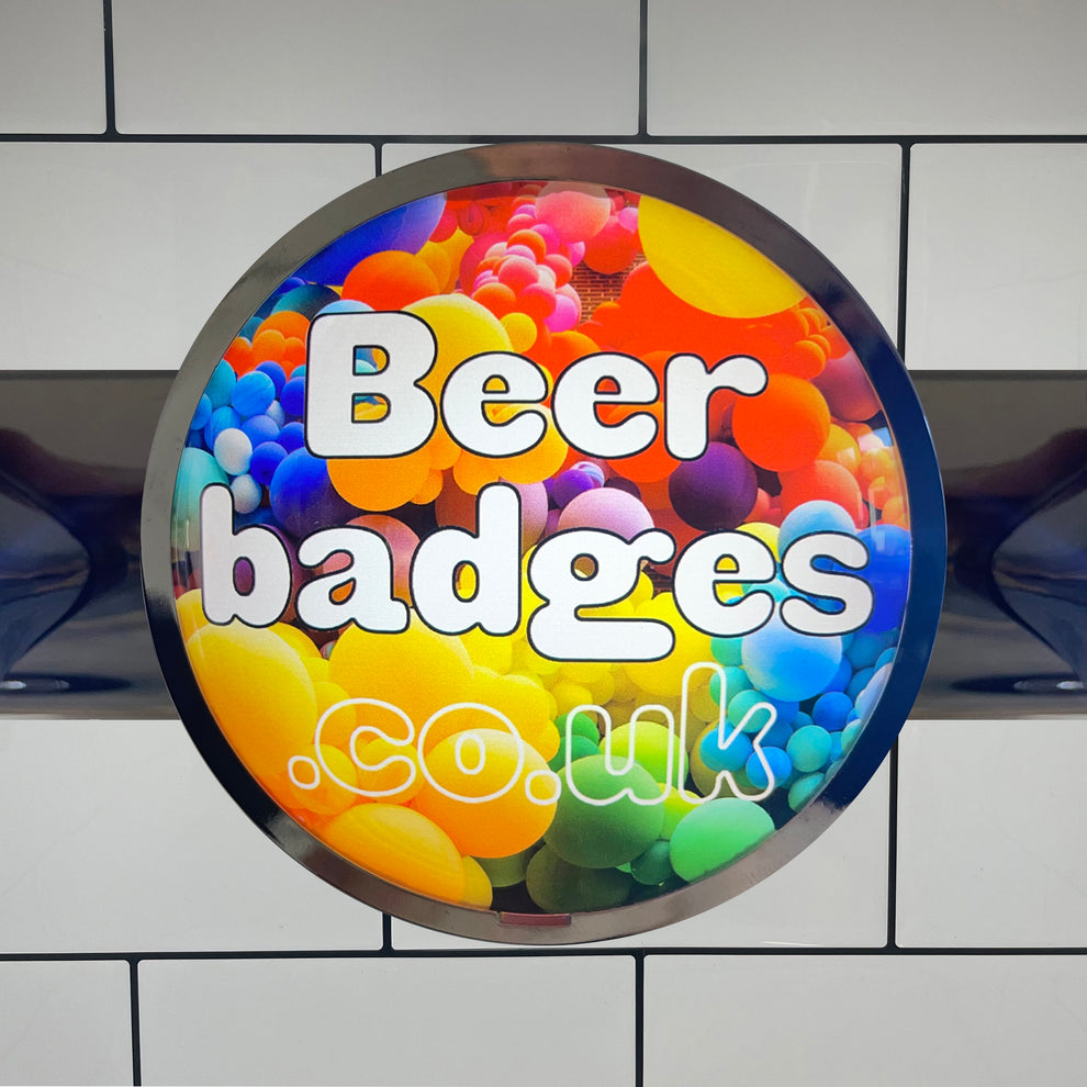 Round Acrylic Frog Eye Beer Lens – beerbadges.co.uk